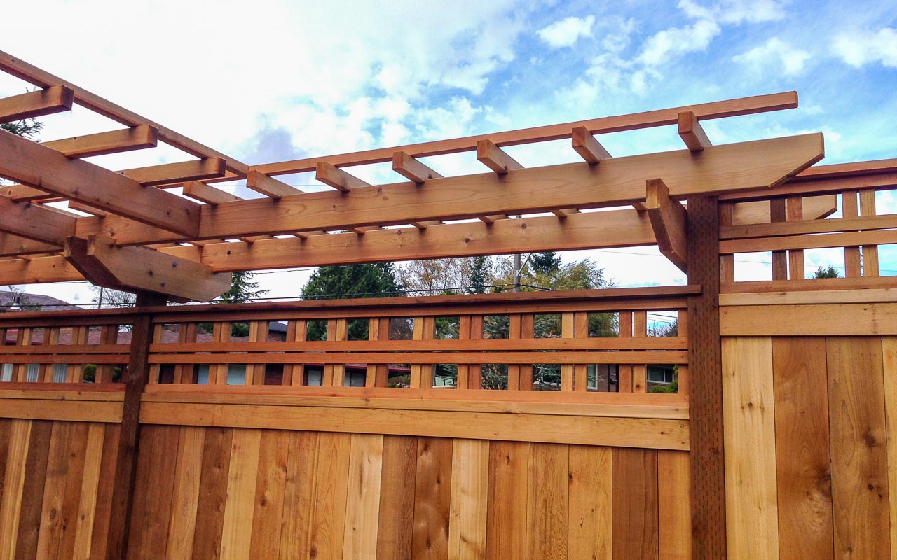 Privacy Structures for Backyards Redmond - Privacy Structures Bellevue