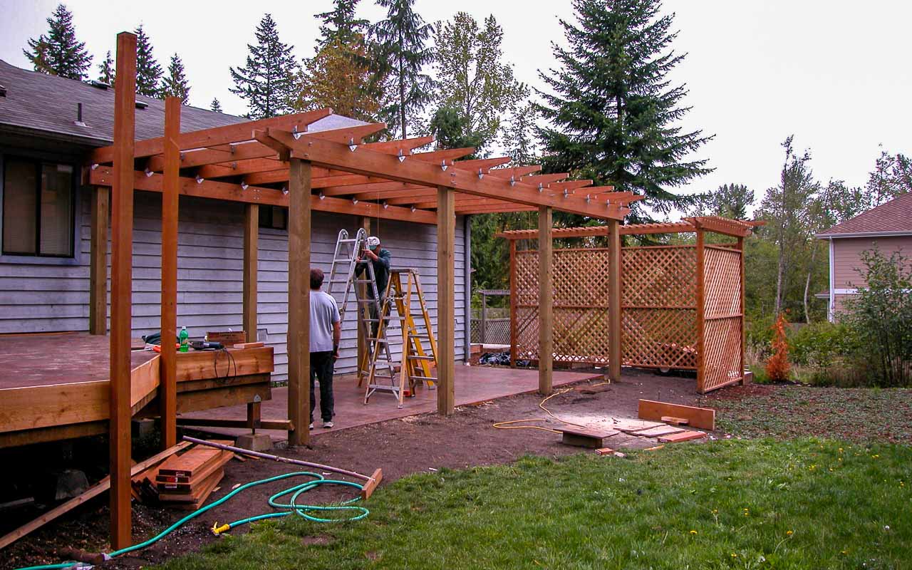 Privacy Structures for Backyards - Privacy Structures Bellevue